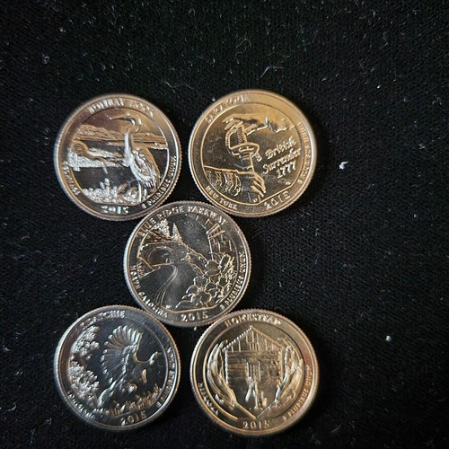 2015 S America The Beautiful Quarters 5 Coin Set | eBay