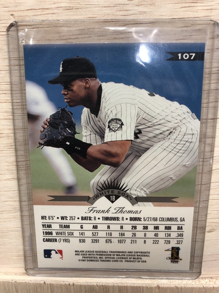 1997 Leaf Frank Thomas #107 | eBay