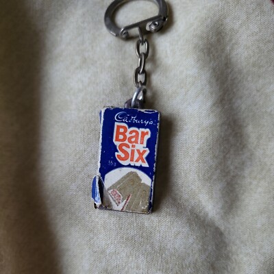 1970s Vintage Cadburys Bar Six Chocolate Advertising Key Chain | eBay UK