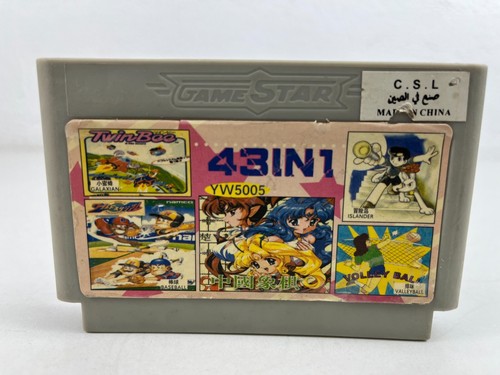 43 in 1 RARE Famicom Famiclone Nes Tv Game Cartridge | eBay