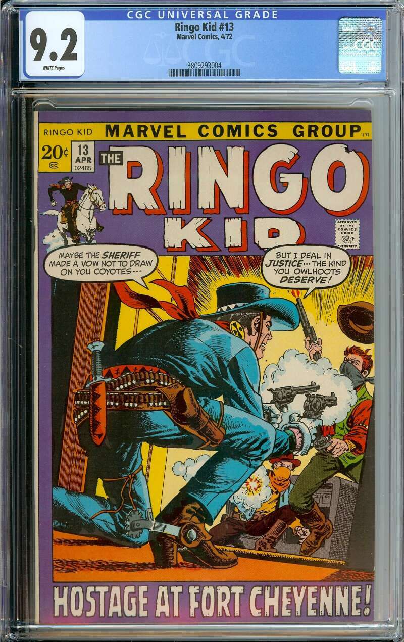 The Ringo Kid #13 (Marvel Comics April 1972) for sale online | eBay