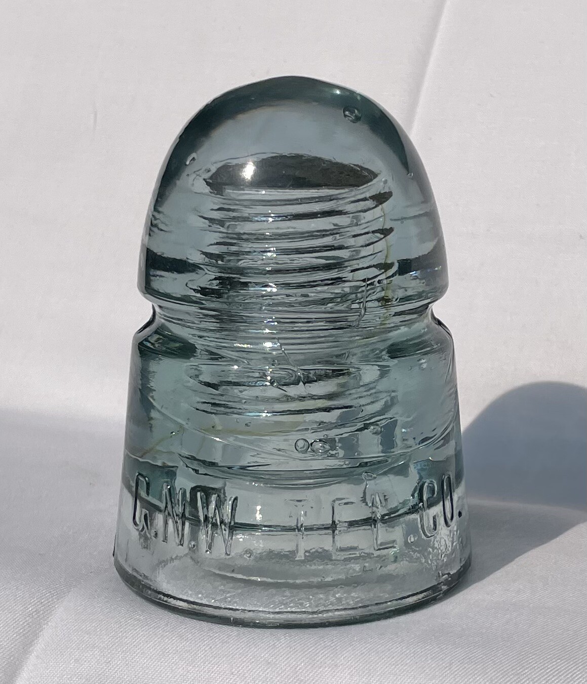 Steel Grey/blue Great North Western Telegraph CD-145 CANADIAN Glass ...