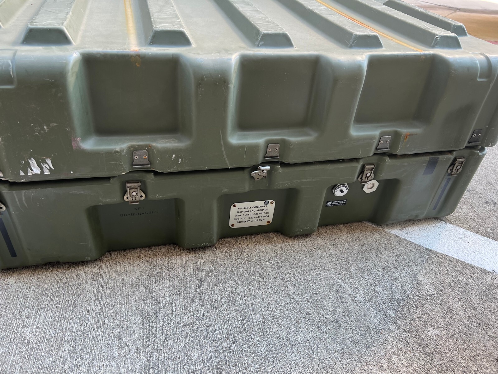 Pelican Hardigg US Military Weapons Transport Storage 12 Rifle Rack ...