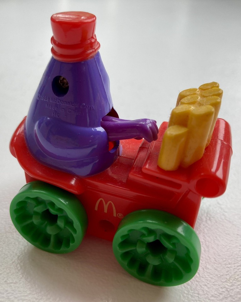 Vintage McDonald’s Happy Meal Toy 1989 - Grimace Organ Car | eBay