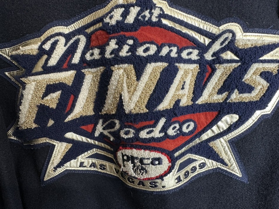 Vintage NFR National Finals Rodeo PRCA 1999 Wool Jacket Size XL | eBay