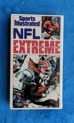 NEW SEALED NFL EXTREME VHS Tape 1994 Football John Elway Steve Tasker ...
