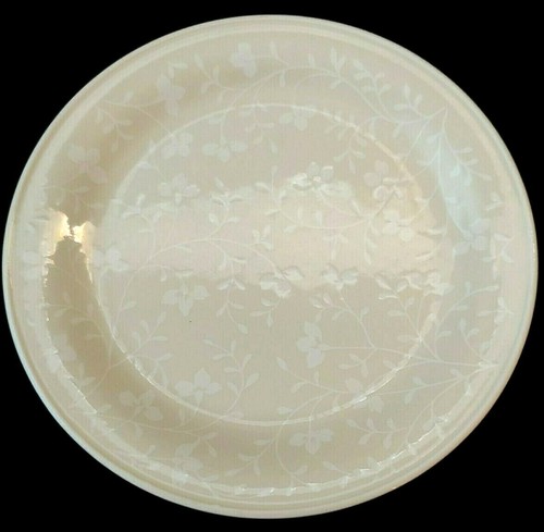 SET OF 4 SANGO LINEAR FRESH FLOWERS WHITE SALAD PLATES 7 3/8" | eBay