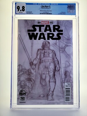 Star Wars #1 (2015) Marvel BAM/2nd & Charles Exclusive Sketch Variant ...