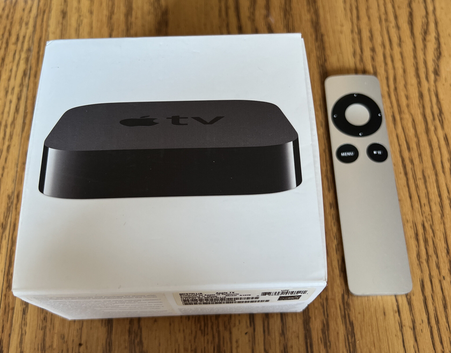 APPLE TV A1378 , With Remote And Power Cord In Original Box,EXCELLENT ...