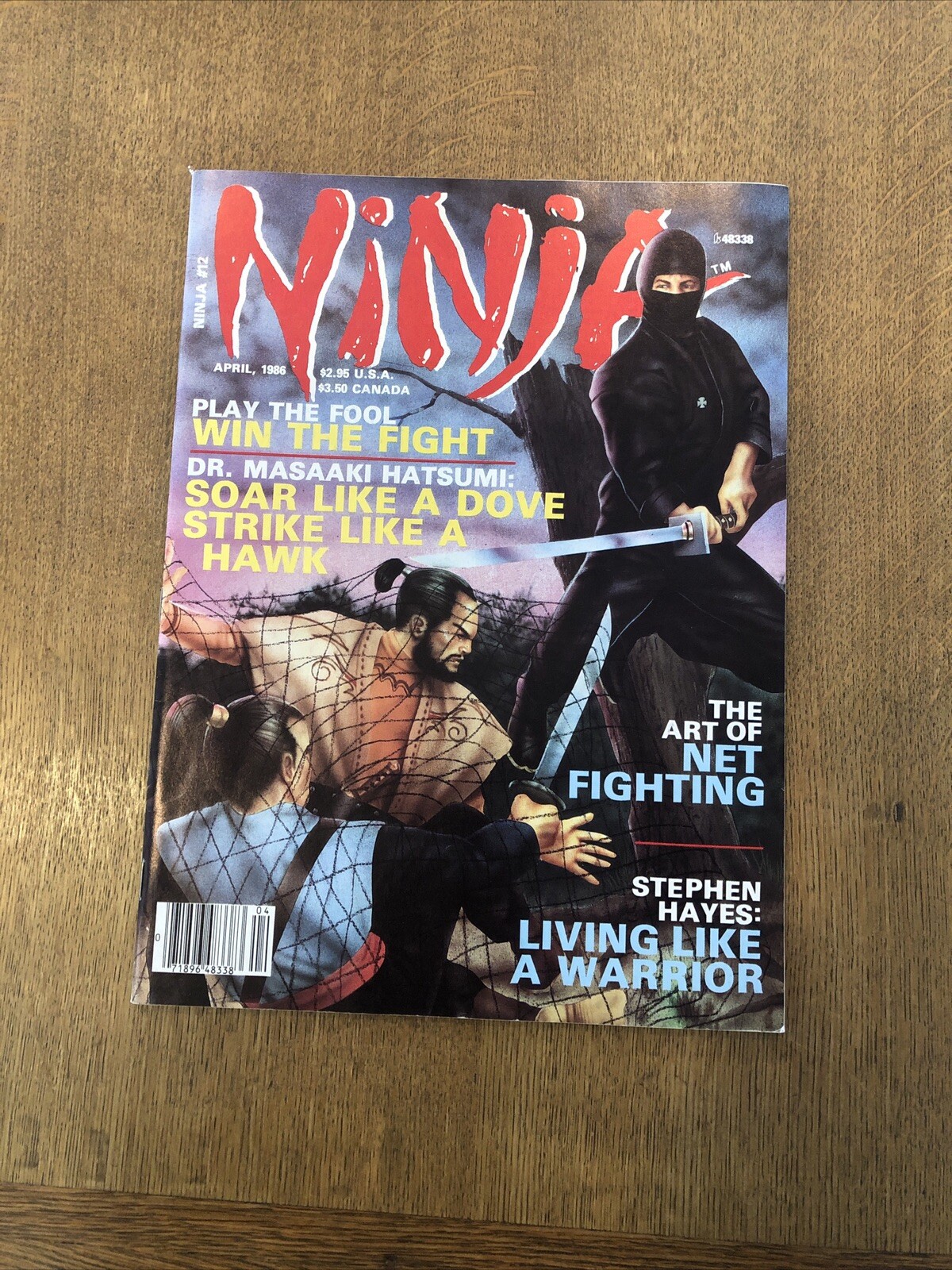Original Ninja Magazine #12 Net Fighting, Stephen K. Hayes. Vintage 80s ...