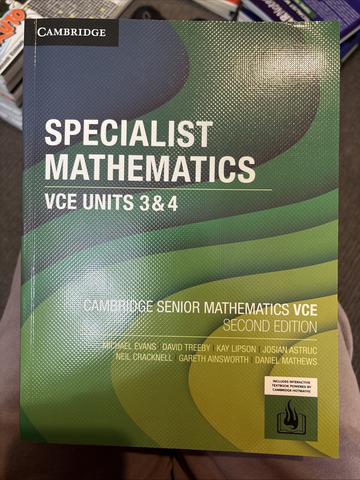 Specialist Mathematics VCE Units 3&4 by Michael Evans (Paperback, 2022 ...