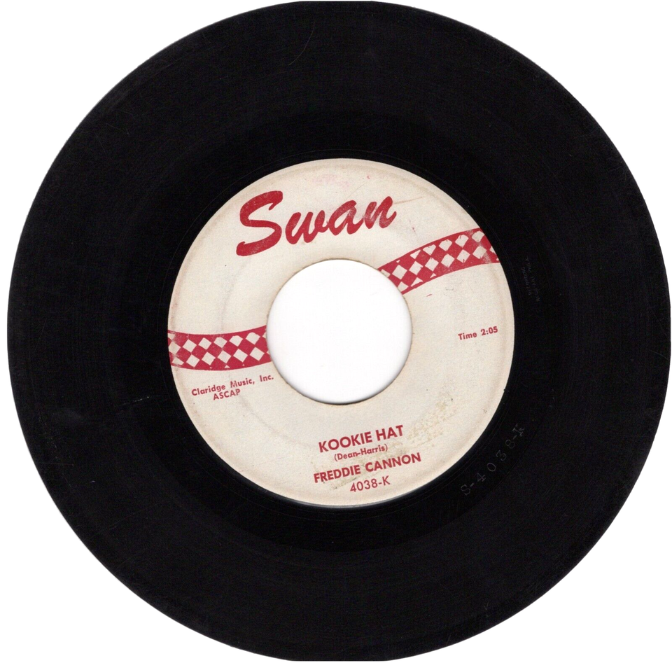 Freddie Cannon – Okefenokee / Kookie Hat 1959 Swan Rock VG Plays ...