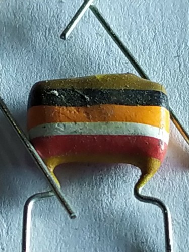 2x NOS MULLARD TROPICAL FISH C280 Capacitor 0.01uF 10nF 20% 100v CL4/30 ...