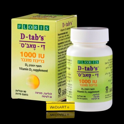 FLORIS D-tab's 1000 IU 90 tablets | eBay