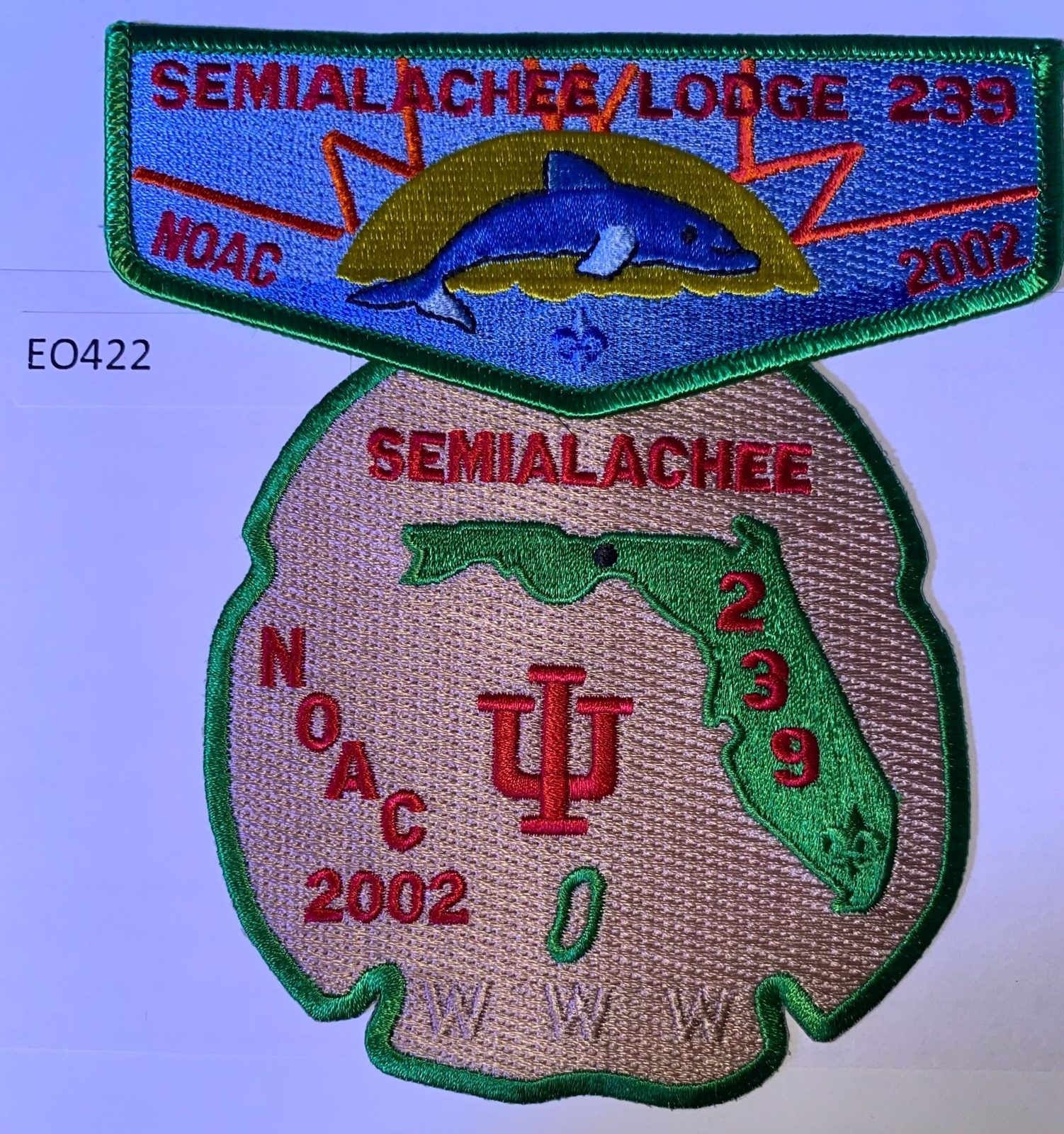 Boy Scout OA 239 Semialachee Lodge 2002 NOAC Flap Set | eBay