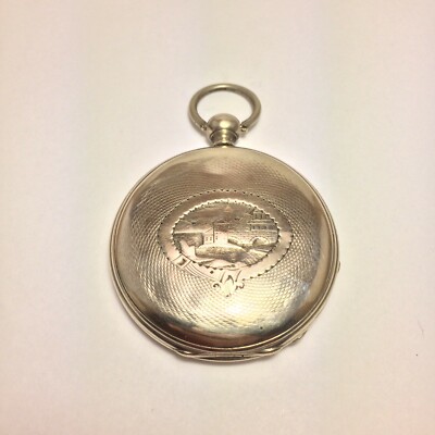 Locle 13 Jewel Detached Lever Silver Case Pocket Watch | eBay