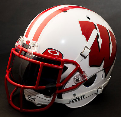 WISCONSIN BADGERS Football Helmet | eBay