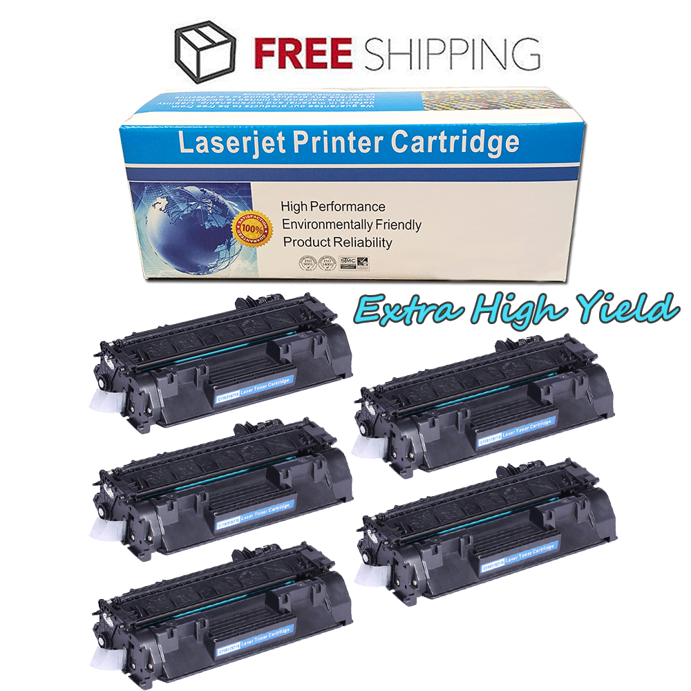 5 PK Black 119II 3480B001AA Toner for Canon Imageclass MF5950 LBP6670 ...