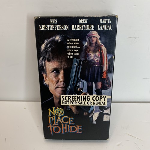 No Place to Hide (VHS Screening Copy 1993) (Kris Kristofferson/Drew ...