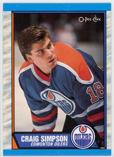 1989-90 O Pee Chee Hockey Craig Simpson #99 NM | eBay