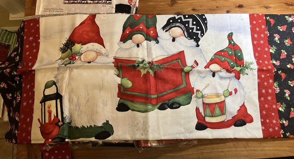 Baby, Its's Gnomes Outside by Susan Winget - Christmas Bench Pillow Kit ...