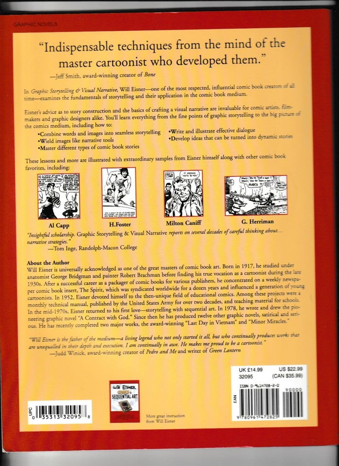 Graphic Storytelling & Visual Narrative TPB, Poorhouse Press, Will ...