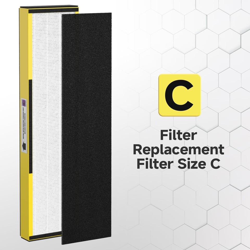 4 Pack FLT5000 Filter C True with 1 LB5000 Replacement BHEPA ...