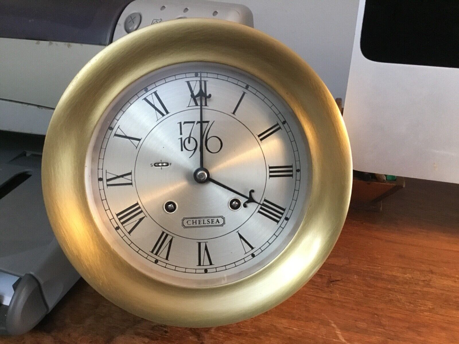 CHELSEA TIME & STRIKE CLOCK, W/6" DIAL | eBay