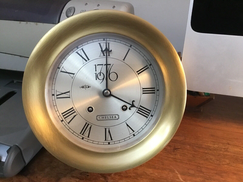 CHELSEA TIME & STRIKE CLOCK, W/6" DIAL | eBay