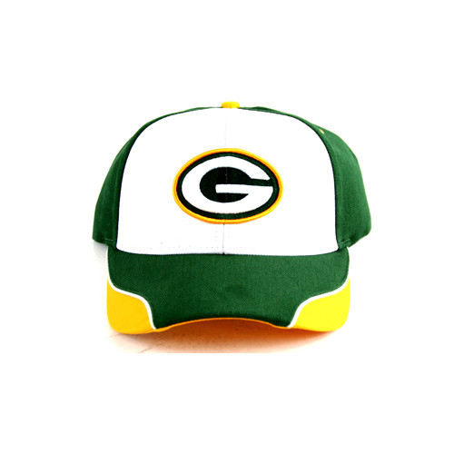 GREEN BAY PACKERS BASEBALL CAP HAT GREEN WHITE YELLOW BULLETS ...