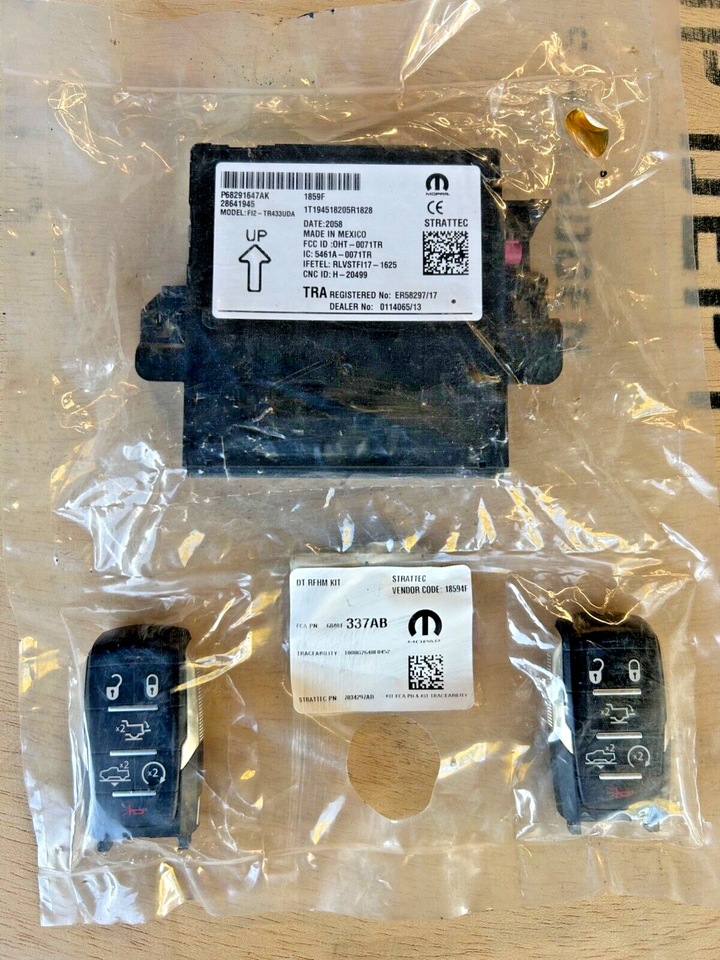 2019 Ram 1500 LongHorn OEM Wireless Ignition Module / 2 smart fobs ...