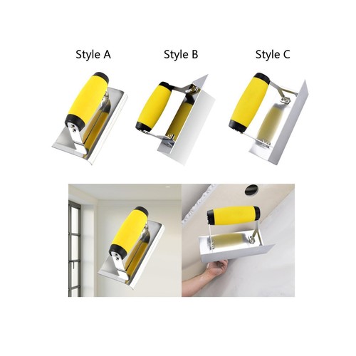 Corner Trowel Carbon Steel Plastering Trowel Corner Shaping Trowel ...