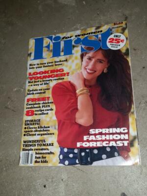 FIRST for Women Magazine First Issue March 1989 Premier Issue Clean | eBay