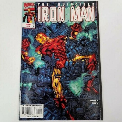 Marvel Comics The Invincible Iron Man Issue 3 April 1998 Comic Book | eBay