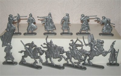 LAD-PUBLIUS Flat Toy Soldiers Moscow old army (12 figures) Scale 1:32 ...