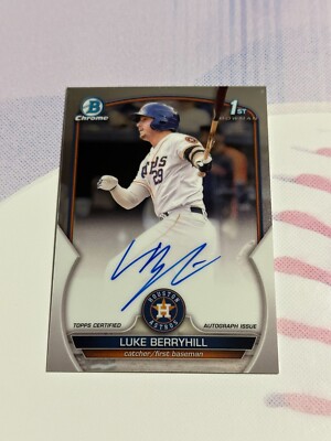 2023 Bowman Chrome - Prospect Autographs #CPA-LBL Luke Berryhill - FREE ...