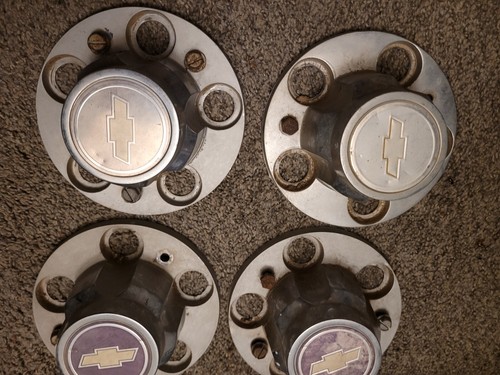 4 1980 c10 wheel center caps oem aluminum used aluminum not plastic | eBay