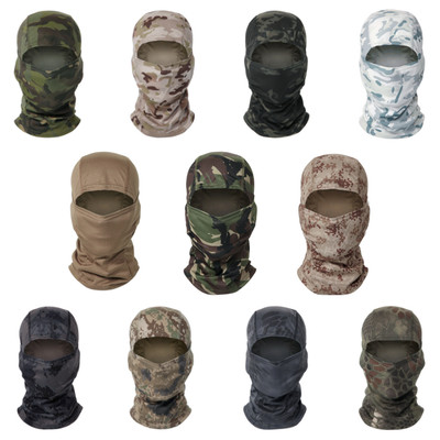 Camouflage Balaclava Full Face Mask Army Military Tactical Headwear ...