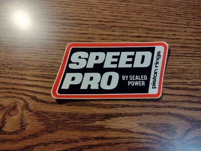 SPEED PRO BY SEALED POWER DECAL 4 INCH X 2 INCH NOS | eBay