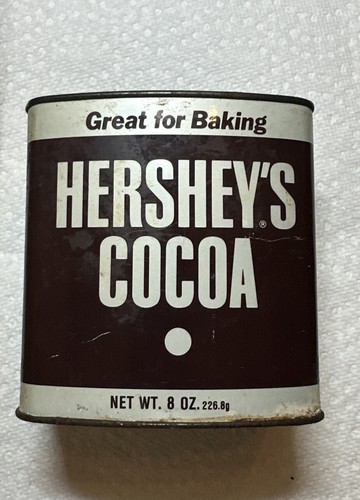 Hershey's Cocoa Powder 8 Oz Size Vintage Tin Made in USA with Lid | eBay