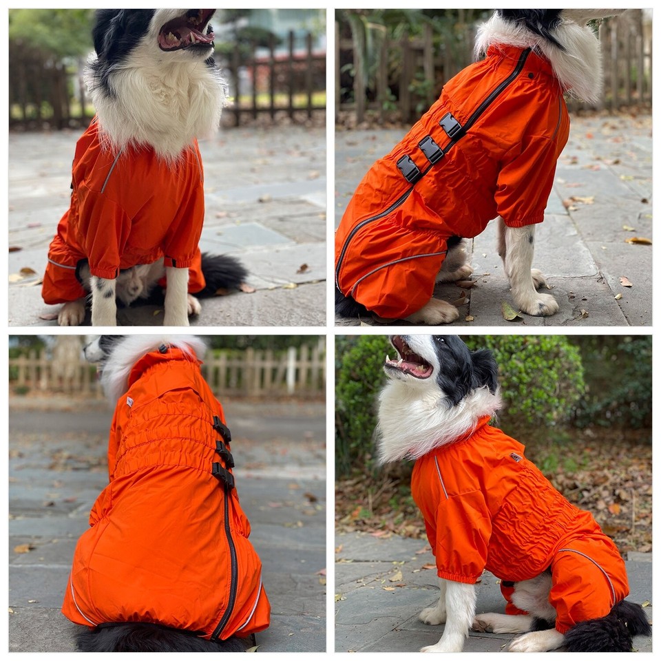 Dogs Waterproof Jacket, Lightweight Dog Raincoat, Windproof Snow-Proof ...