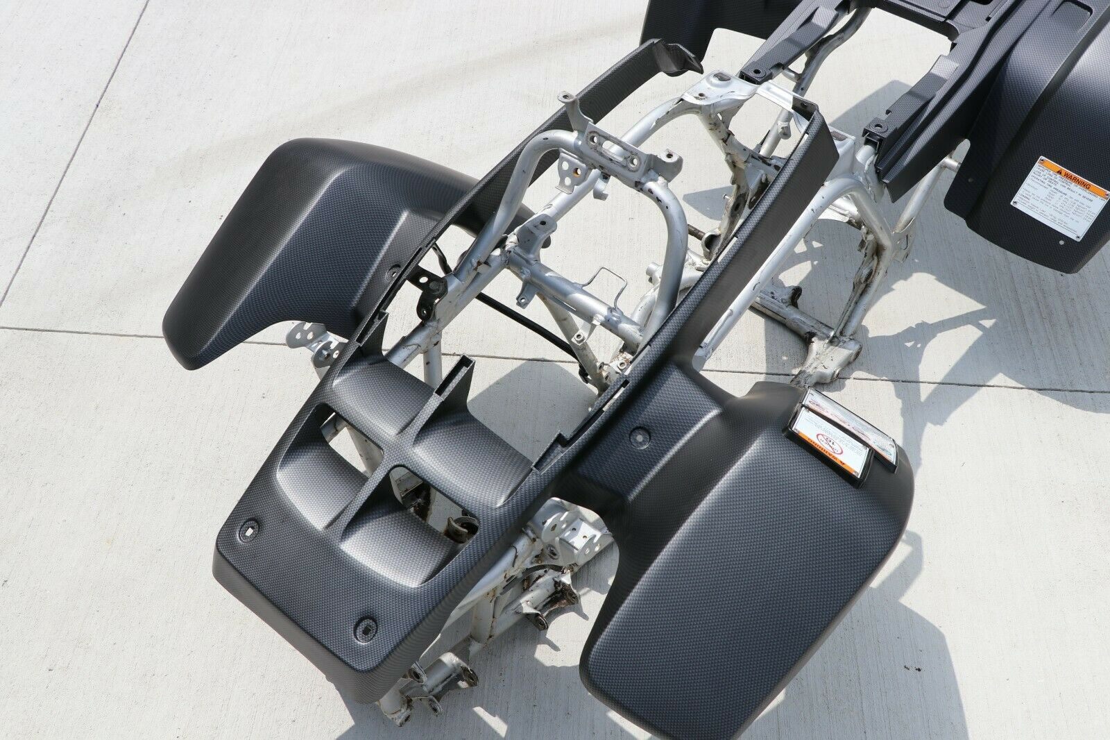 NEW Yamaha Banshee fenders front rear plastic body 1987-2006 CARBON ...
