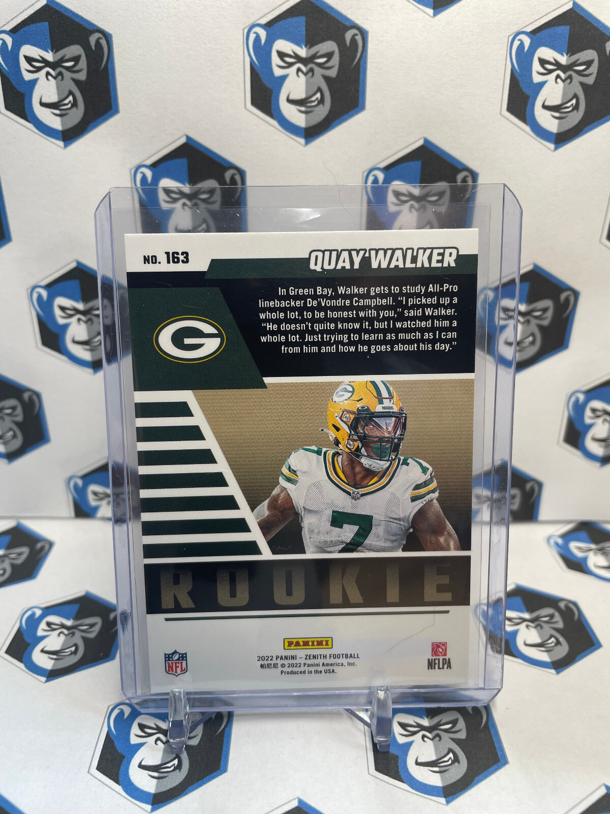 2022 Panini Zenith - Rookies Quay Walker #163 Clouded Strip (RC) for ...