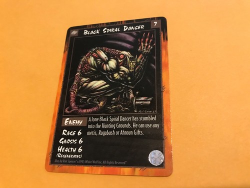 BLACK SPIRAL DANCER : RAGE LIMITED CCG card, White Wolf Werewolf TCG ...