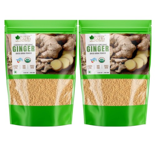 Bliss of Earth Organic Ginger Powder 250gm Each Set Of 2 | eBay