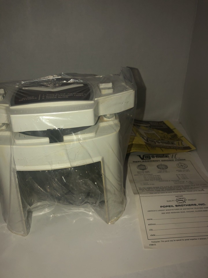 Vintage 1961 Veg-O-Matic Food Preparer Made In USA - SLICER DICER | eBay