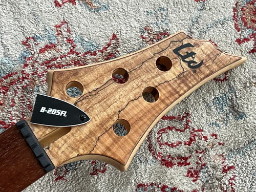 ESP LTD B-205SM Fretless Bass Guitar neck Natural Satin | eBay