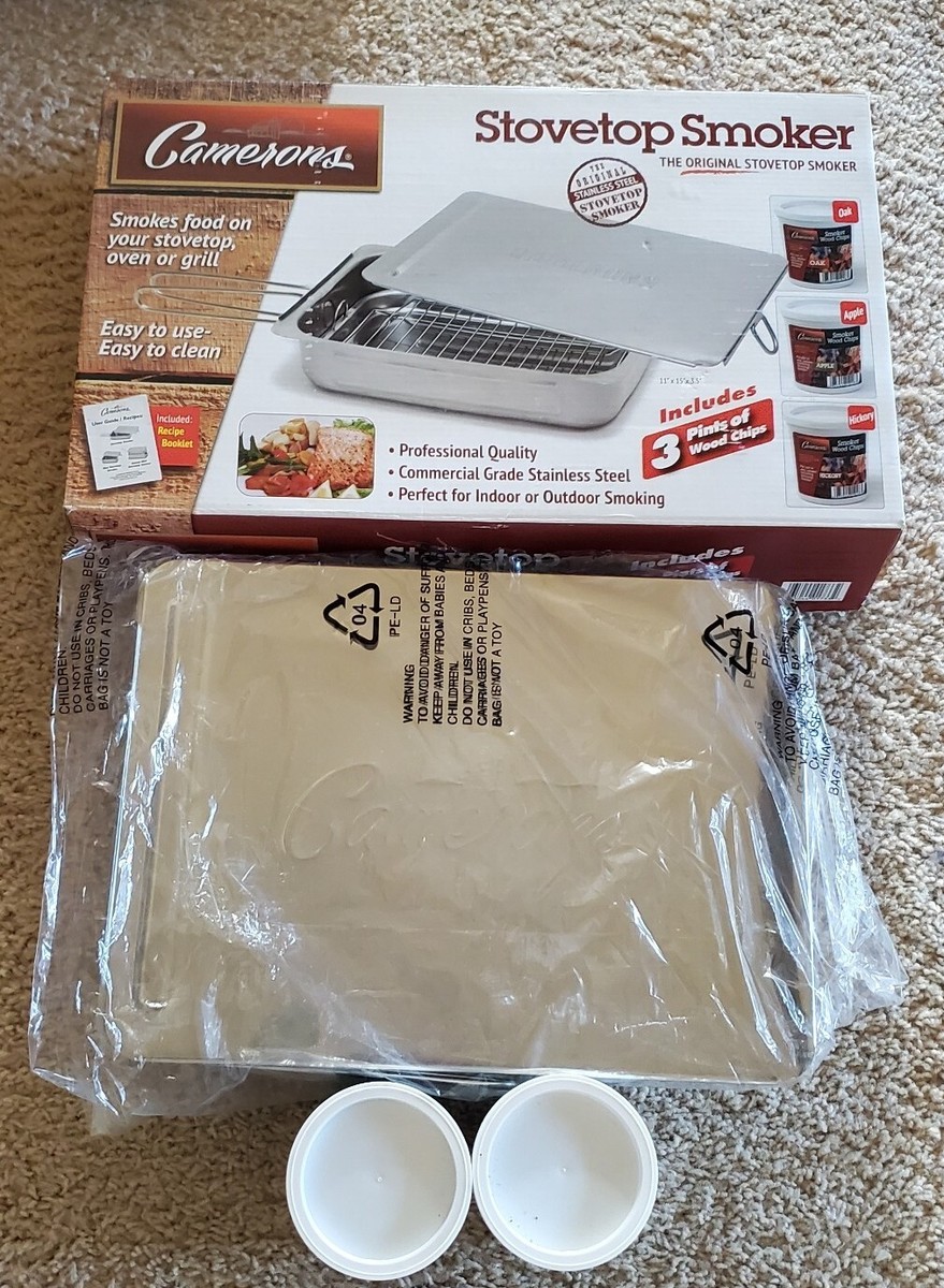 Ninja Woodfire Outdoor Grill Camerons Original Stovetop Smoker - Smoker ...