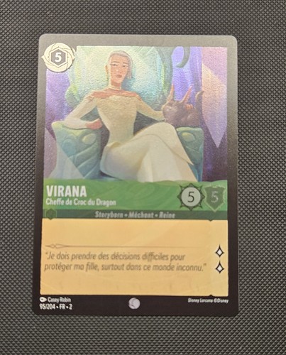 Virana 95/204 Foil Disney Lorcana Châpitre 2 Neuve Fr | eBay