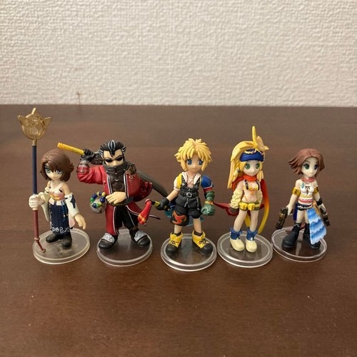 Final Fantasy Trading Arts Mini 5 Figure Set Yuna, Auron, Tidus, Rikku ...
